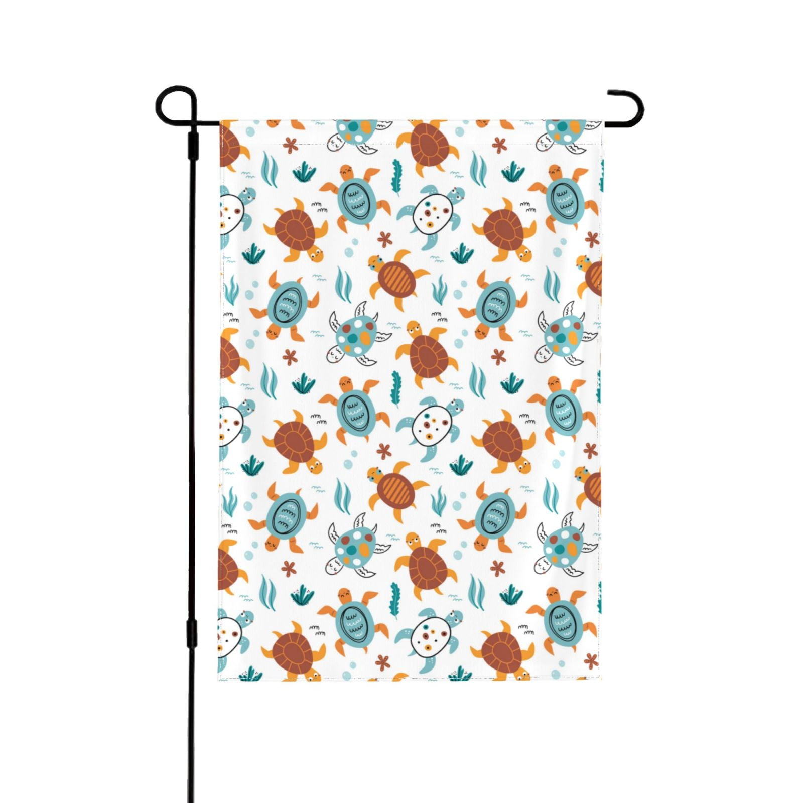 Wukai Various Turtle Garden Flags Double Sided Welcome Garden Yard ...