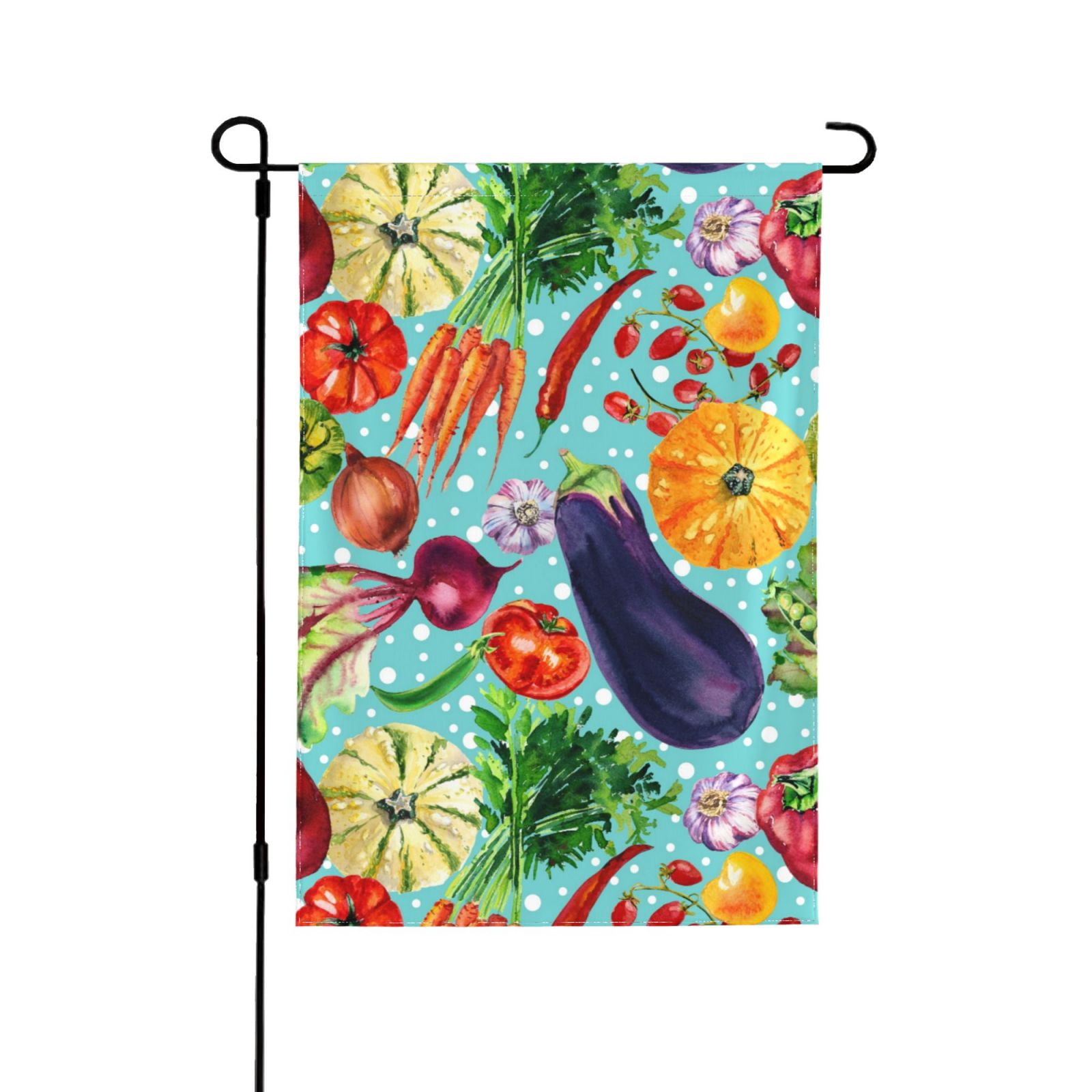 Wukai Vegetable Garden Flags Double Sided Welcome Garden Yard House ...