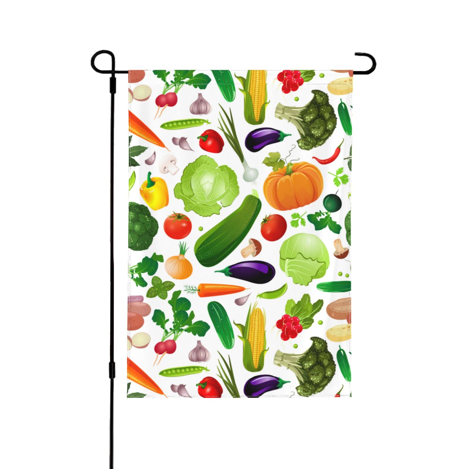 Wukai Vegetables2 Garden Flags Double Sided Welcome Garden Yard House ...