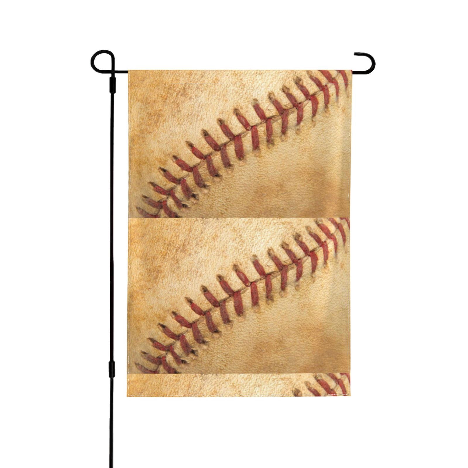 Wukai Vintage Baseball Garden Flags Double Sided Welcome Garden Yard ...
