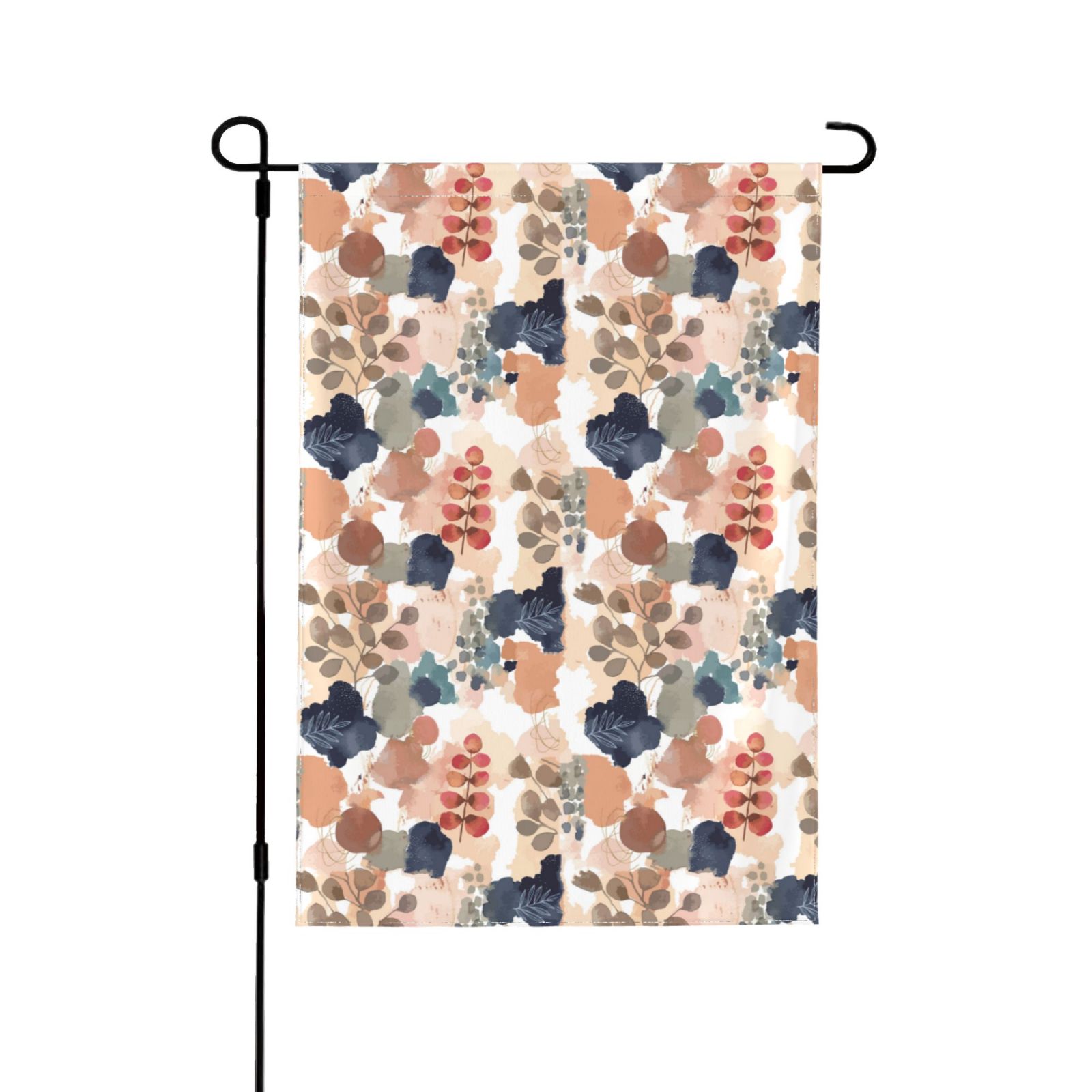Wukai Watercolor Plants Garden Flags Double Sided Welcome Garden Yard ...