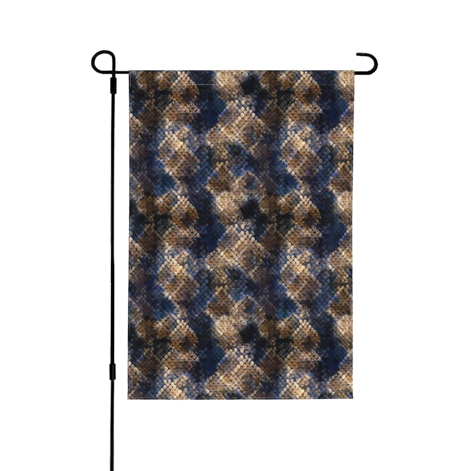 Wukai Watercolor Snake Skin Garden Flags Double Sided Welcome Garden ...