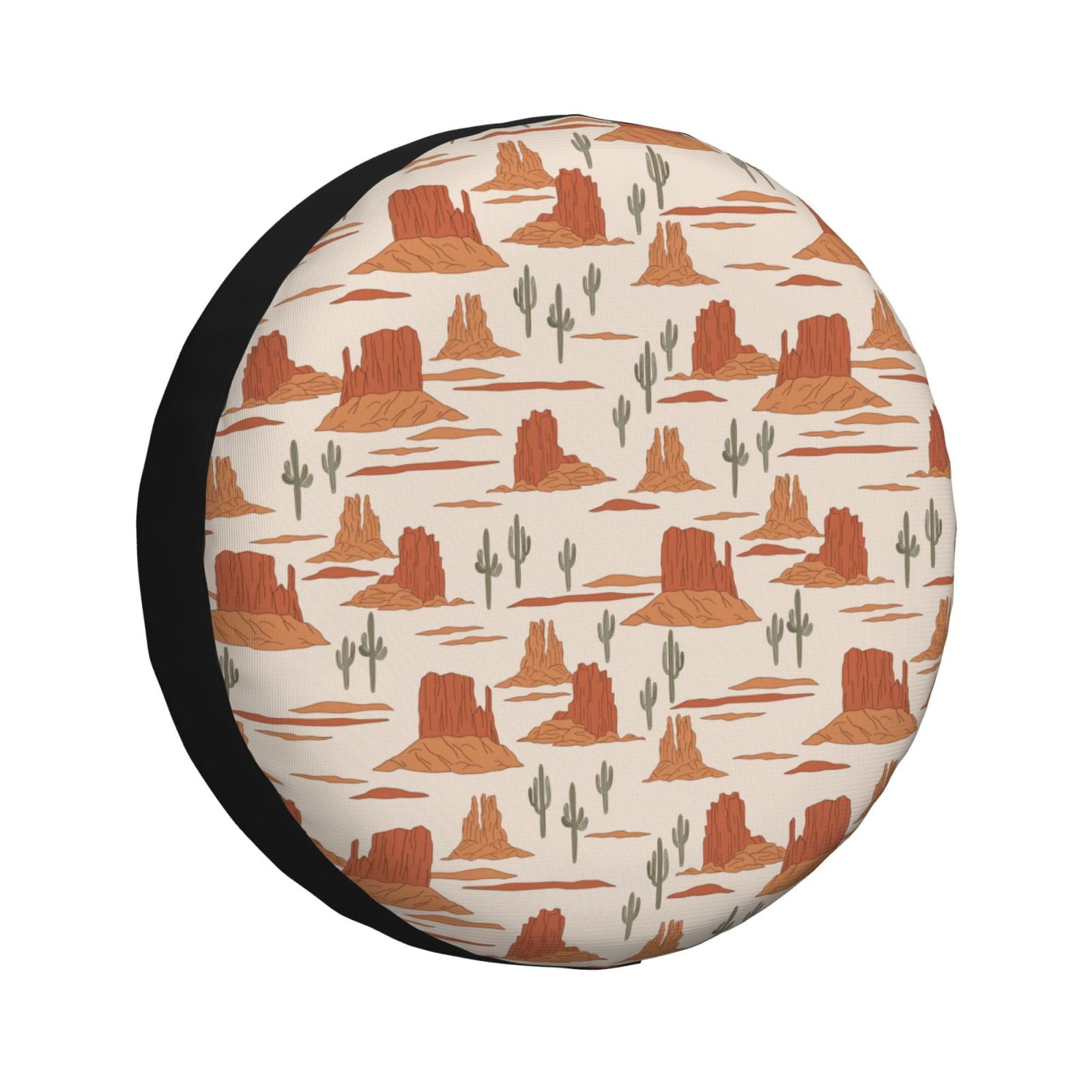 Wukai Western Desert Nature Landscape Print Spare Tire Cover for RV ...