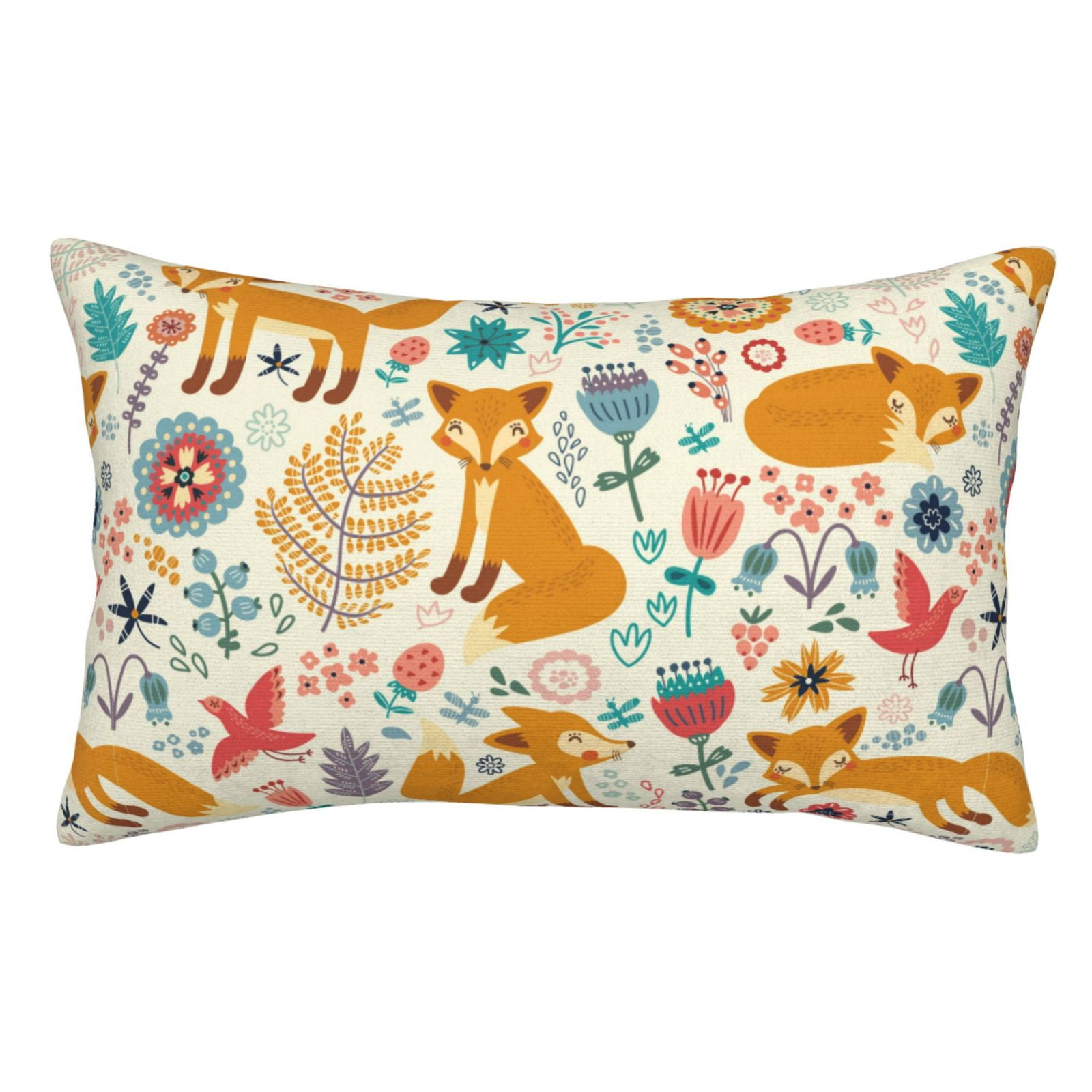 Wukai Whimsical Fox Floral Garden Elastic Luggage Cover,luggage covers ...