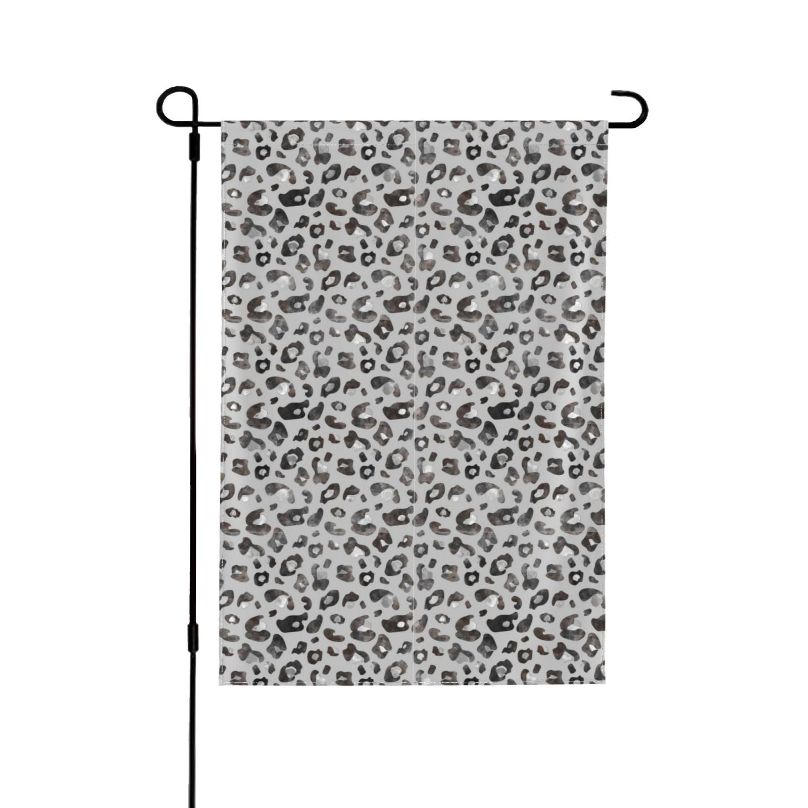 Wukai Wild Animal Leopard Print Garden Flags Double Sided Welcome ...