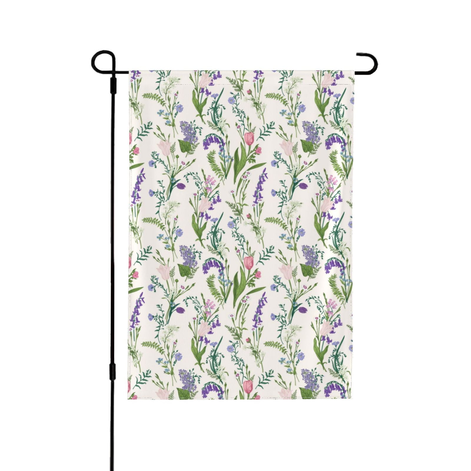 Wukai Wisteria Flower Garden Flags Double Sided Welcome Garden Yard ...