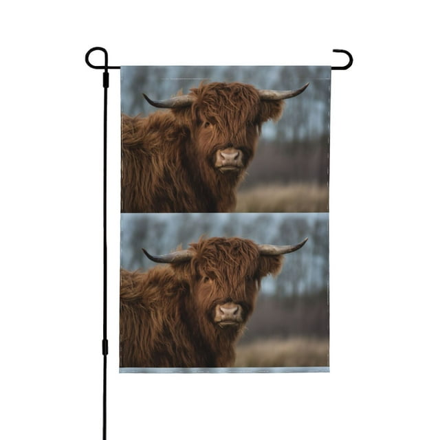 Wukai Yak Garden Flags Double Sided Welcome Garden Yard House Flags ...