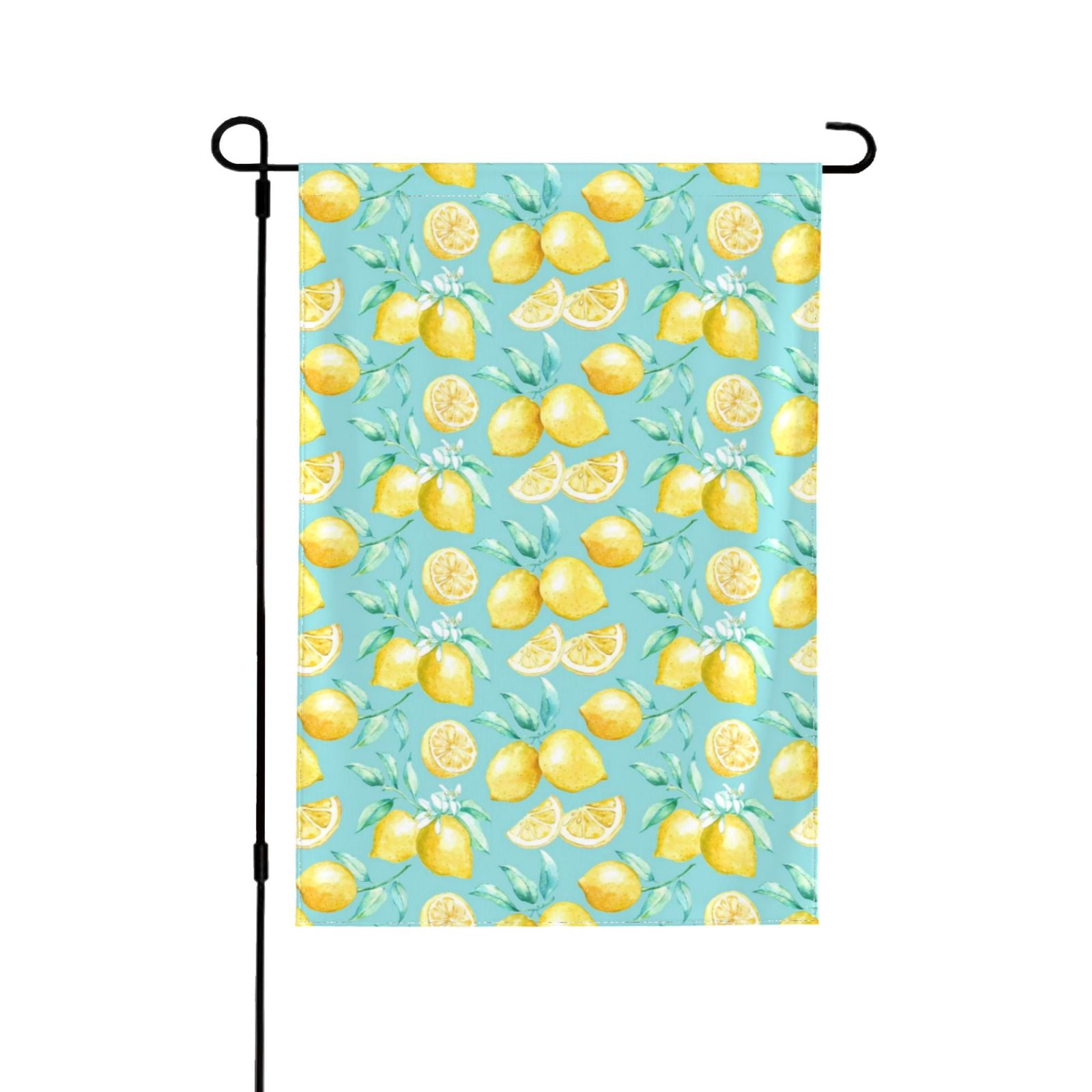 Wukai Yellow Lemon Garden Flags Double Sided Welcome Garden Yard House ...