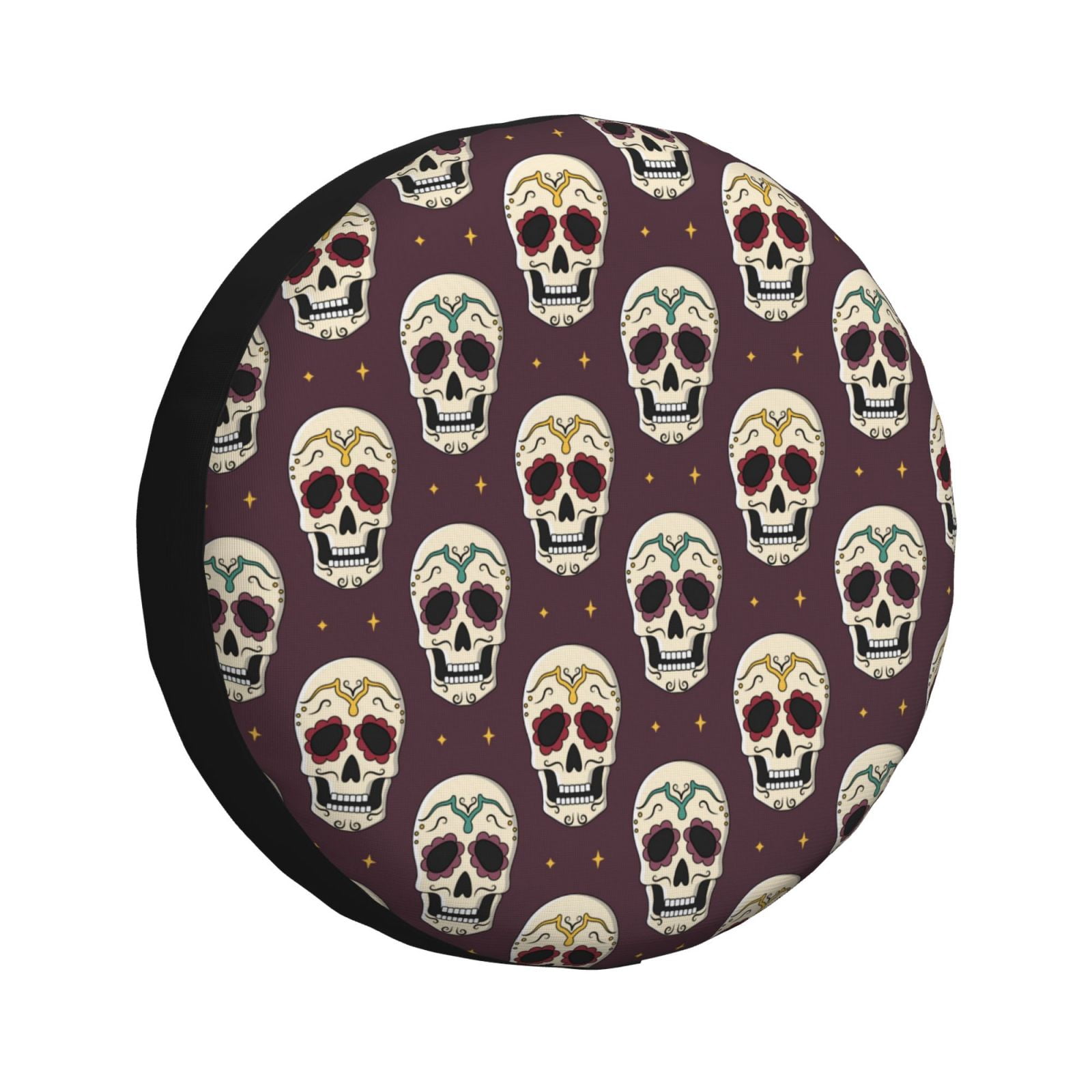 Wukai funny Skull star Print Spare Tire Cover for RV Trailer,Waterproof ...