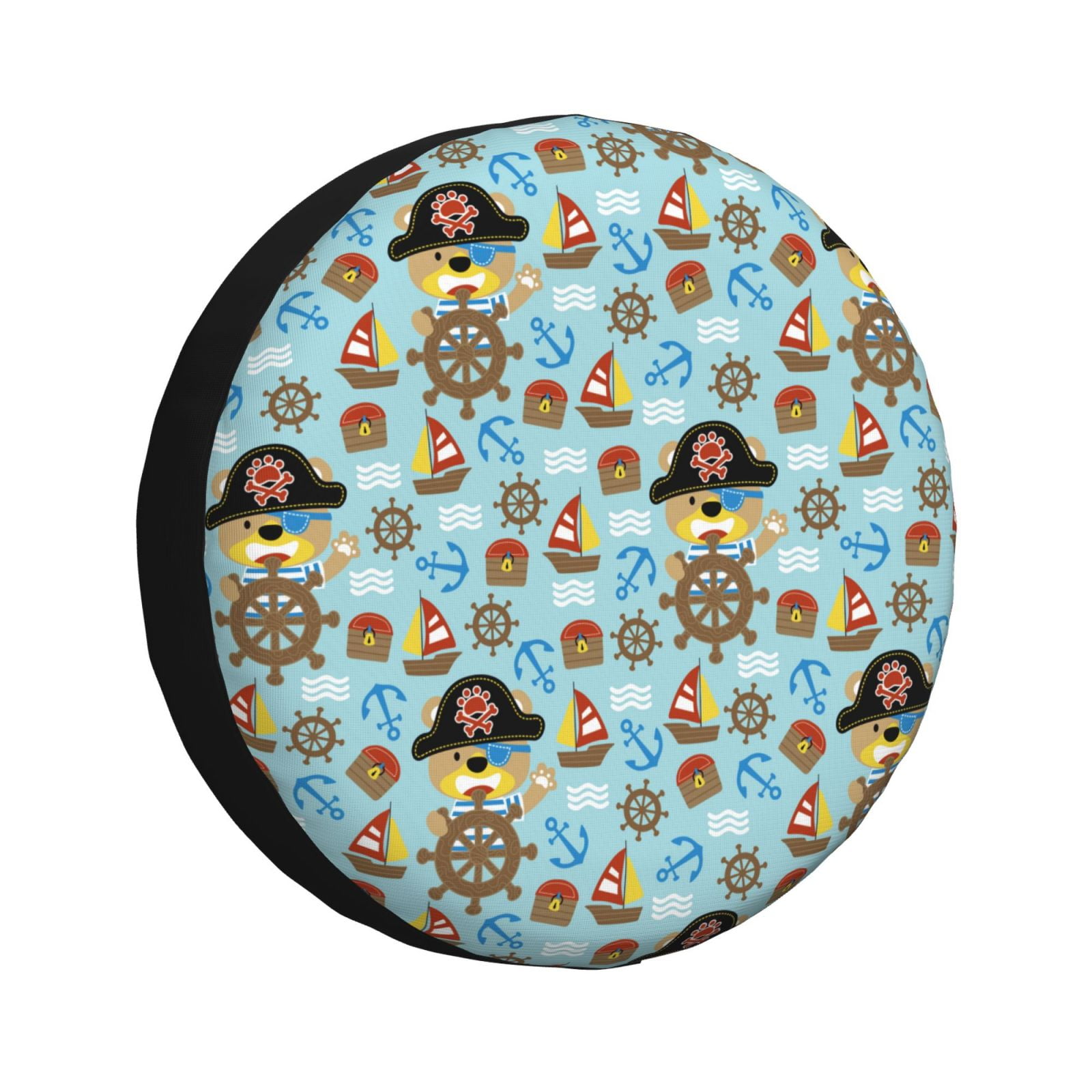 Wukai funny pirate Print Spare Tire Cover for RV Trailer,Waterproof PVC ...