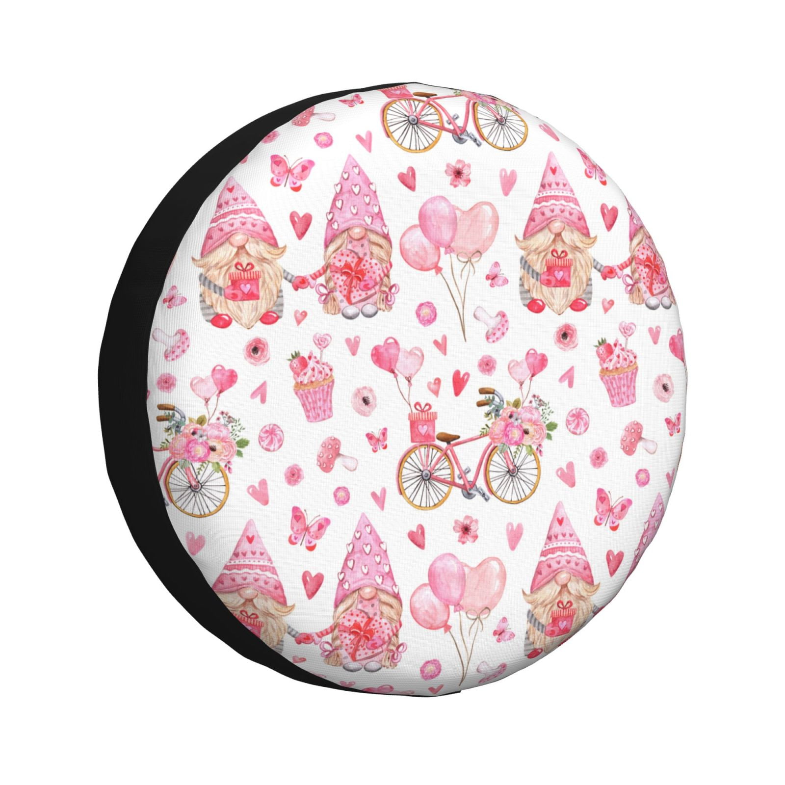 Wukai gnome couple Print Spare Tire Cover for RV Trailer,Waterproof PVC ...