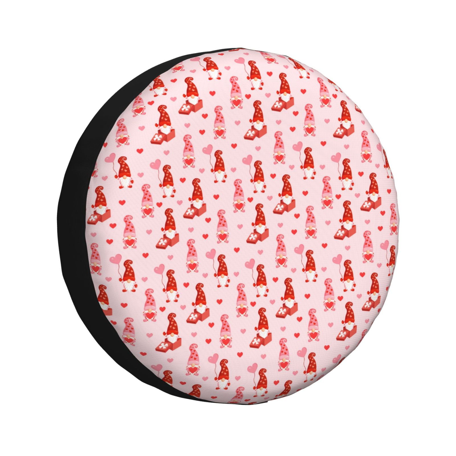 Wukai gnomes and hearts Print Spare Tire Cover for RV Trailer ...