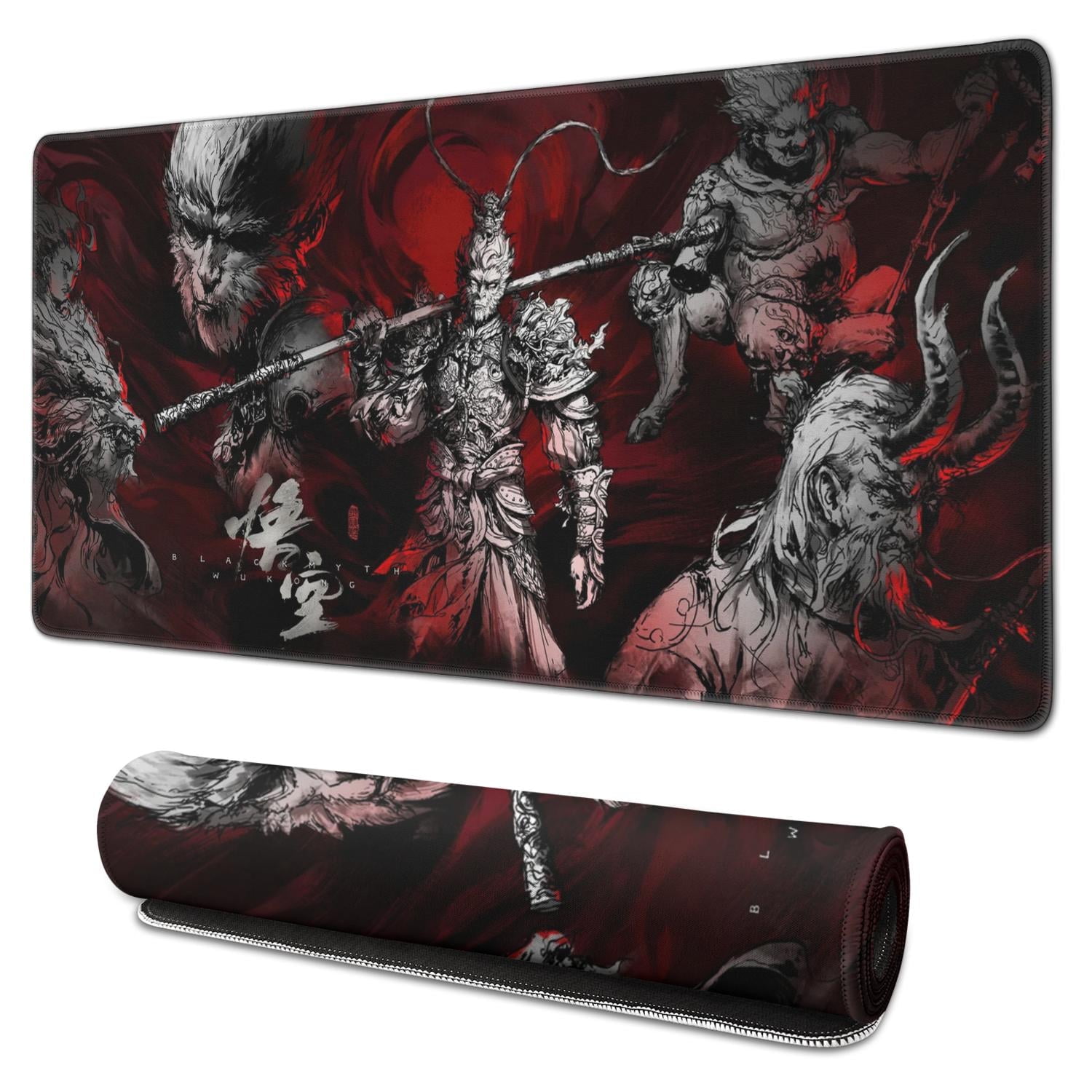 Wukong Mouse Pad No Skid Wukong Rubber Mousepad for Desktop Tables Goku ...