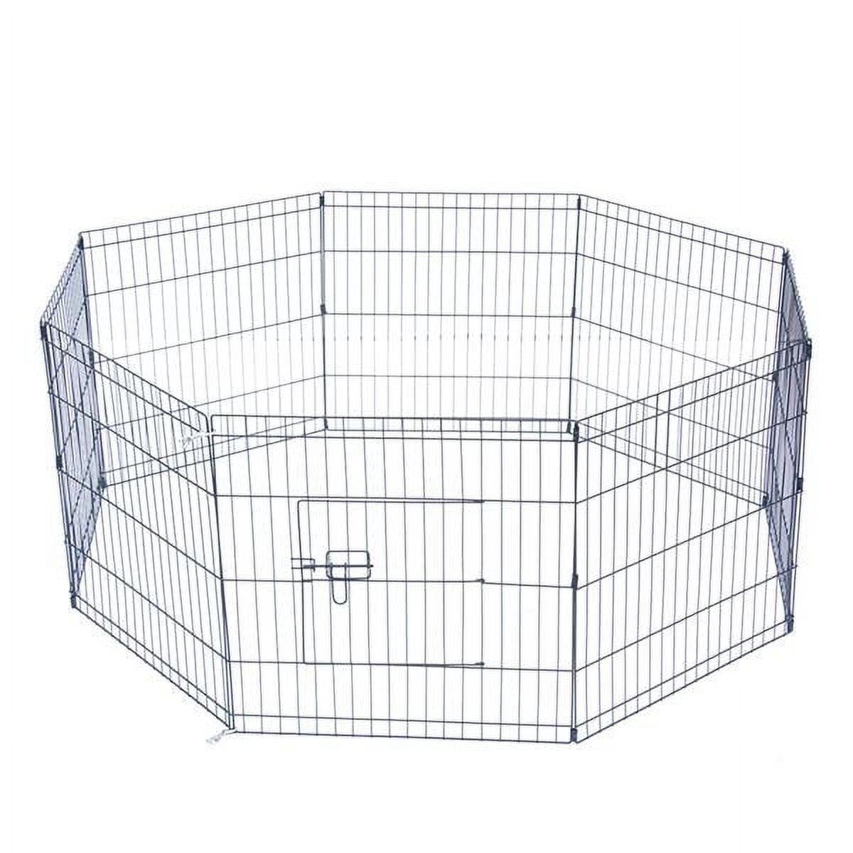 Wulawindy Dog Pen Pet Playpen Dog Fence Indoor Foldable Metal Wire ...