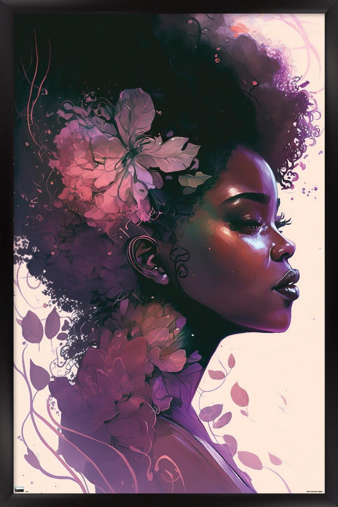 Wumples - Beautiful Profile Wall Poster, 14.725" x 22.375" Framed ...