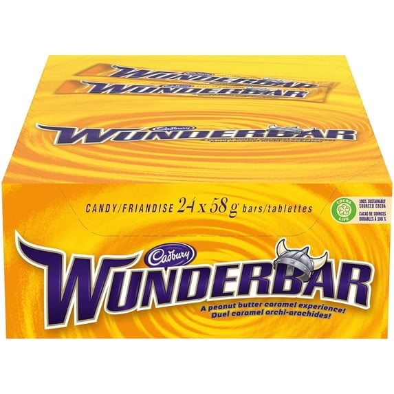 Wunderbar Chocolate Bars, 24ct, Imported from Canada) - Walmart.com