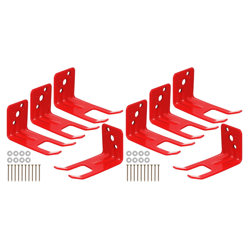 Wunno Fire Extinguisher Bracket Fire Extinguisher Wall Hanger Hook Red ...