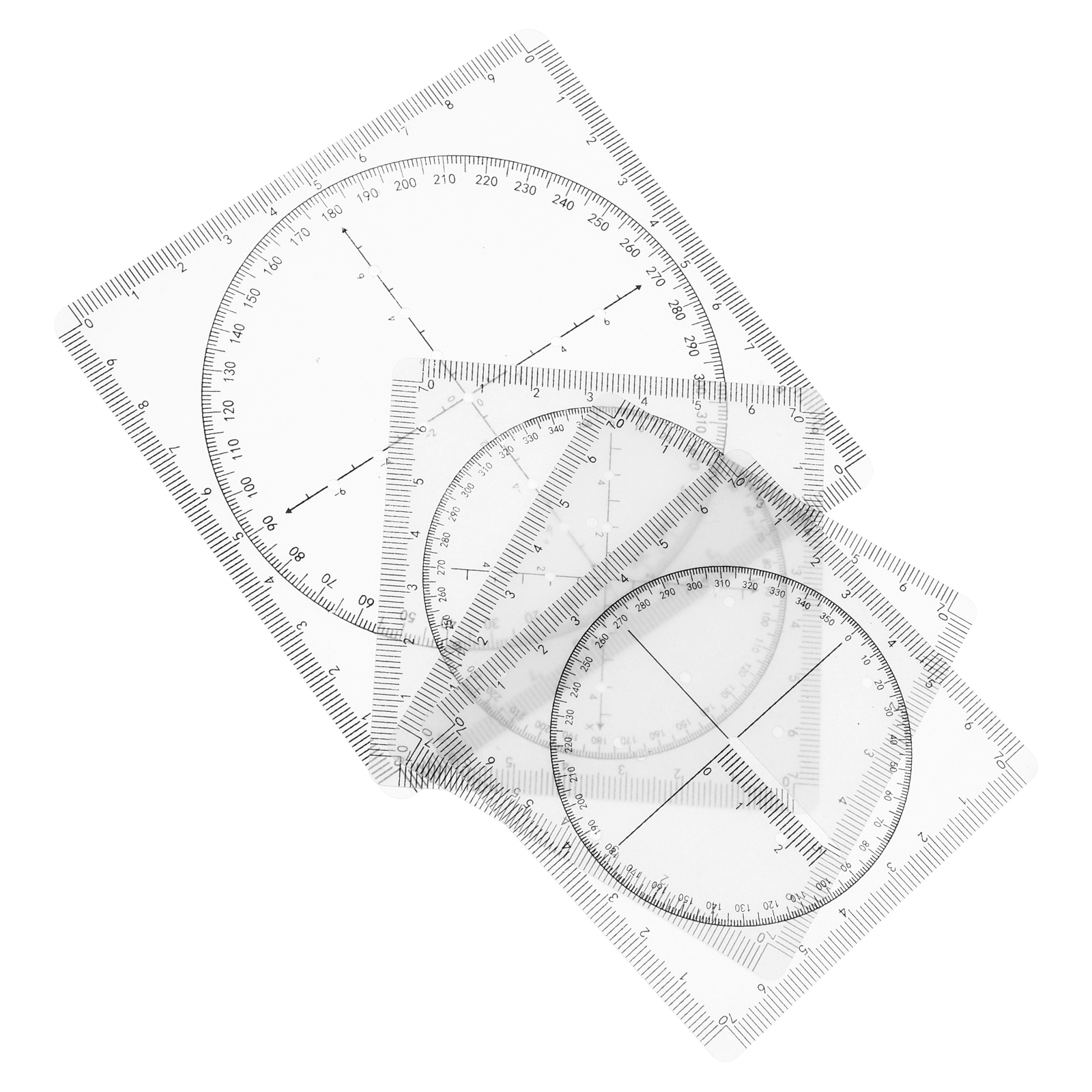 Wunno Function Graphing Suite Plastic Drafting Ruler Drawings Templates ...