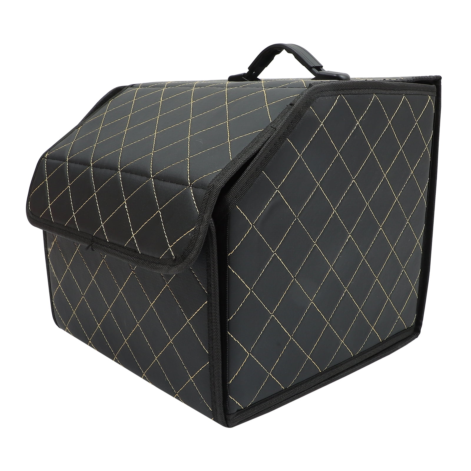 Wunno Storage Box Trashcan Vehicle Trunk Organizer Travel Storage ...