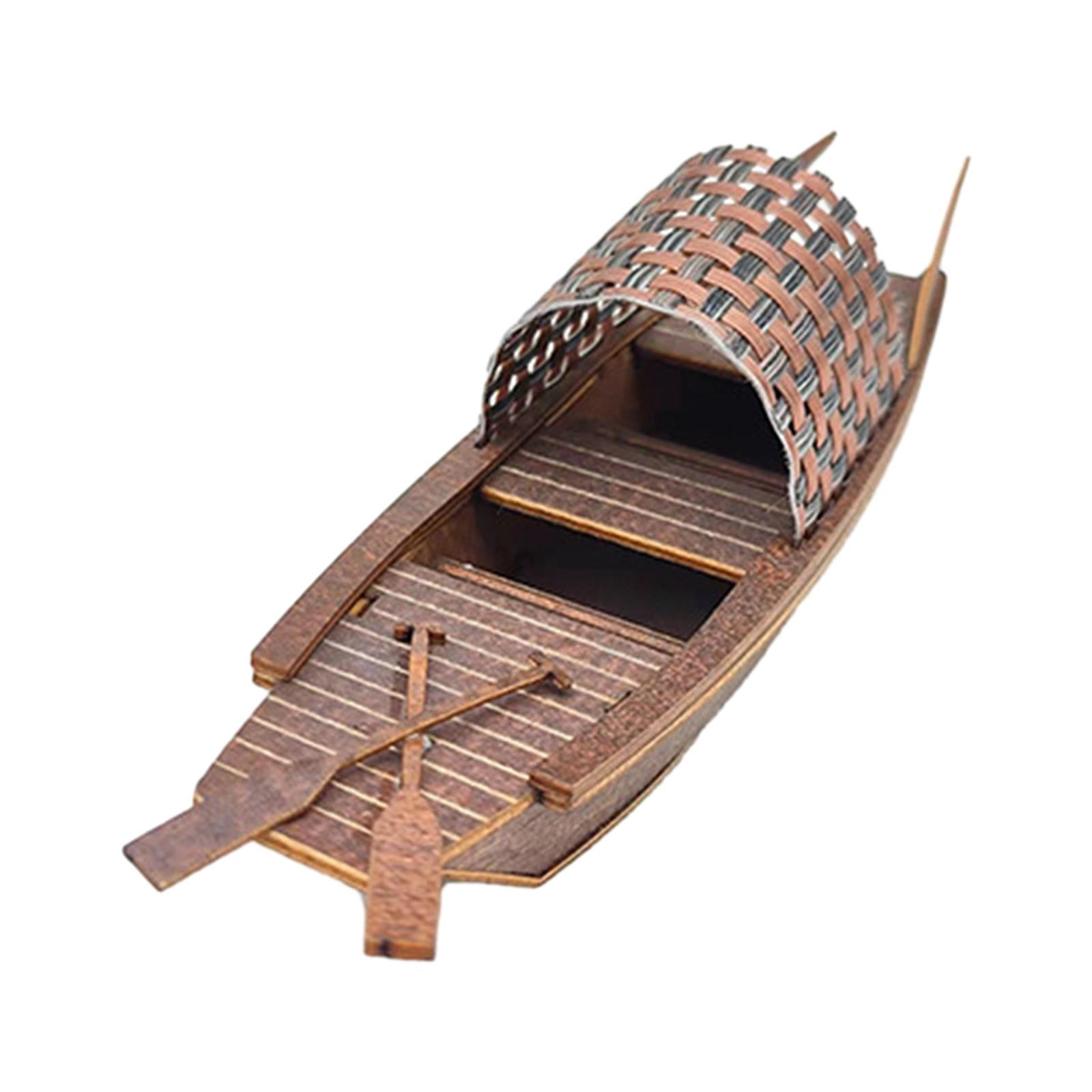 Wupeng Boat Model Marine Crafts Bookcase Decor Sailboat Home Statue Folk Arts Crafts Ship Model ...