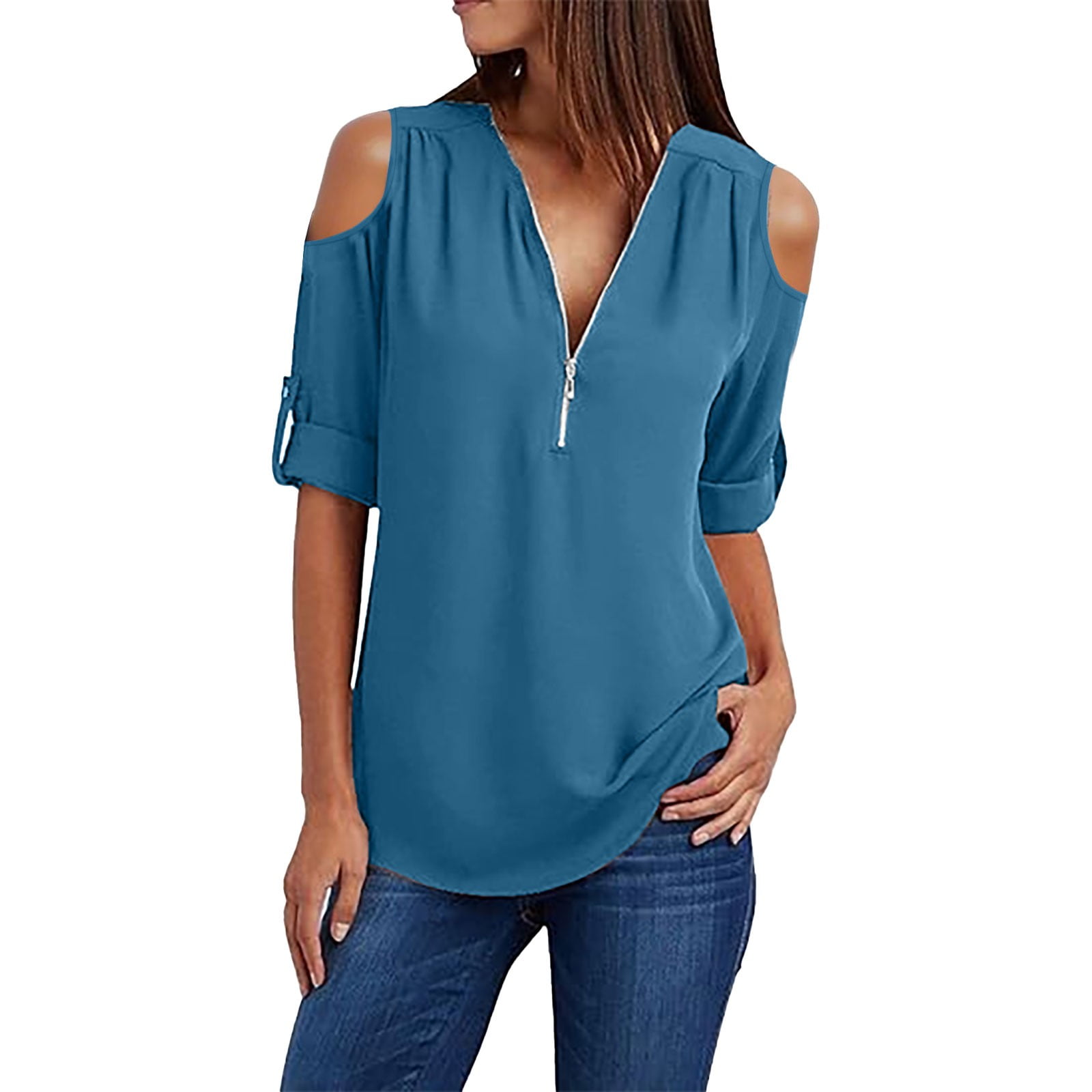 Wuphunn Womens Shirts Casual Womens Sweatshirts Work Clothes for Women ...