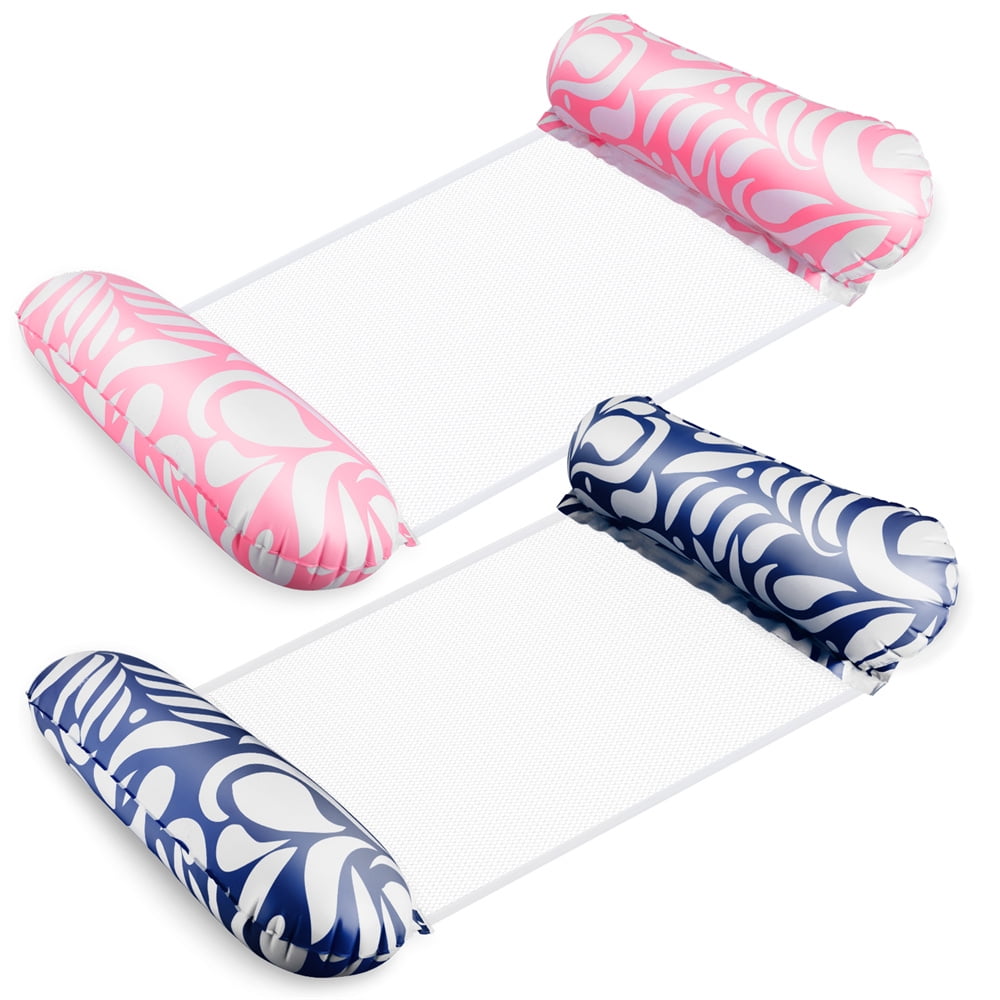 Wupuaait Inflatable Pool Float Water Hammock - 2 Pack Multi-Purpose ...