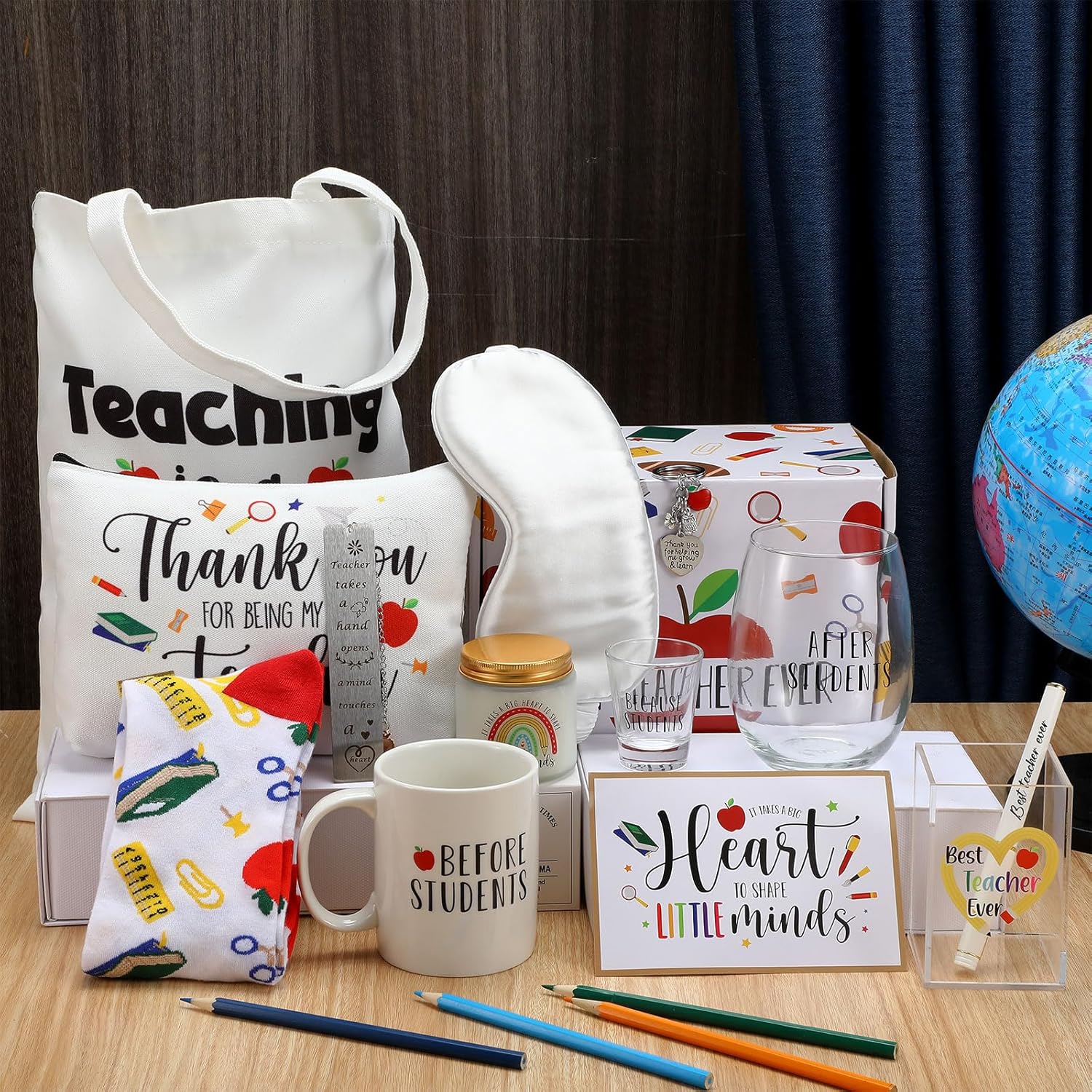 Wuquan-14 Pcs Best Teacher Gifts, Thank You Teacher Appreciation Gifts ...