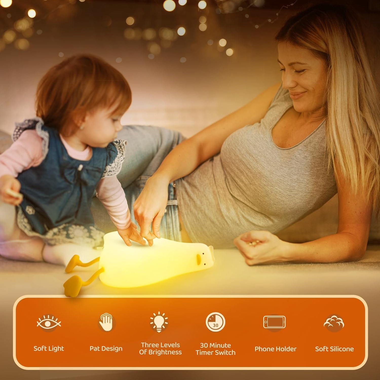 Wuquan-Existential Crisis Duck Lamp - 3-Level Dimmable Rechargeable ...