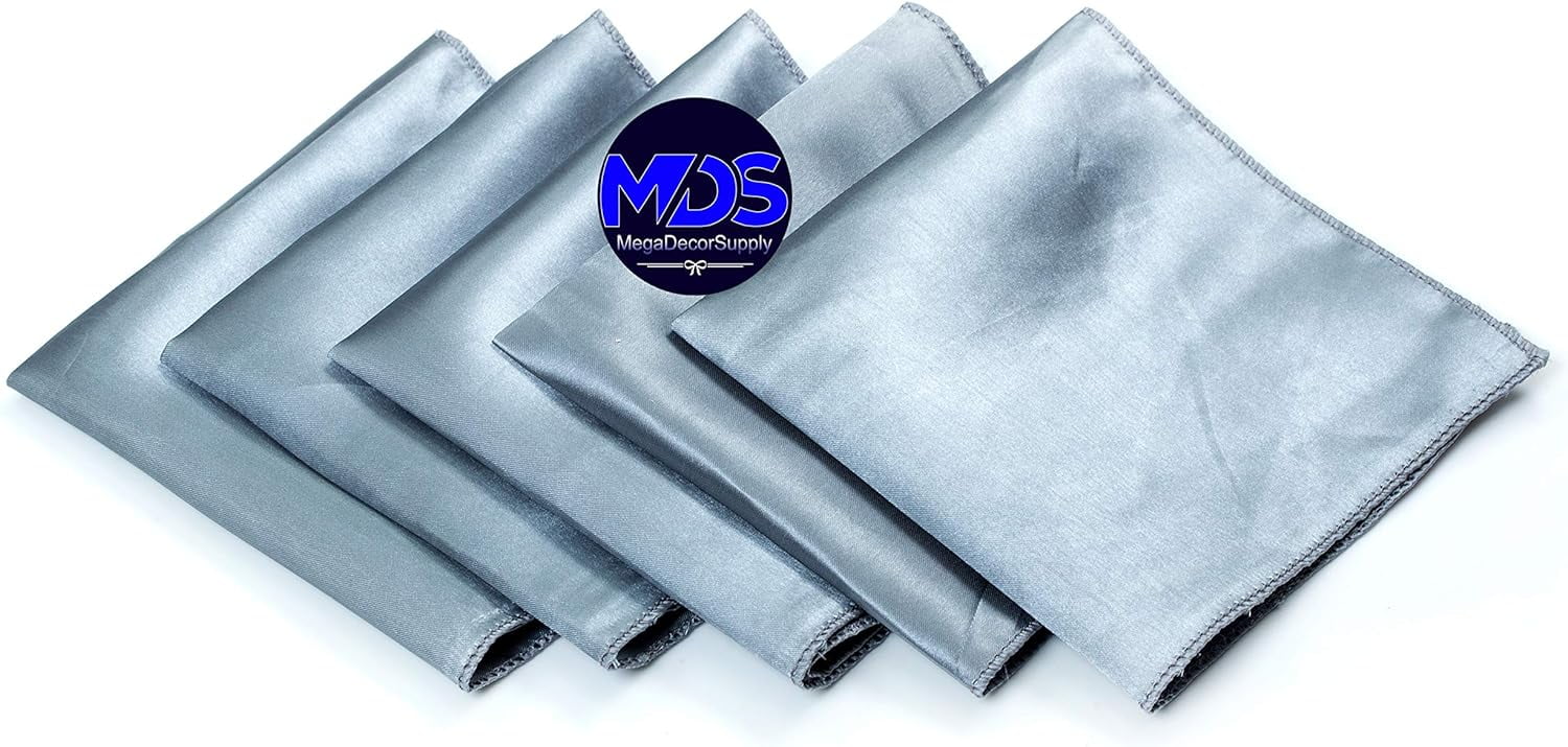 Wuquan-MDS Christmas Satin Cloth Napkins 12 x 12 Inch - Pack of 50 ...