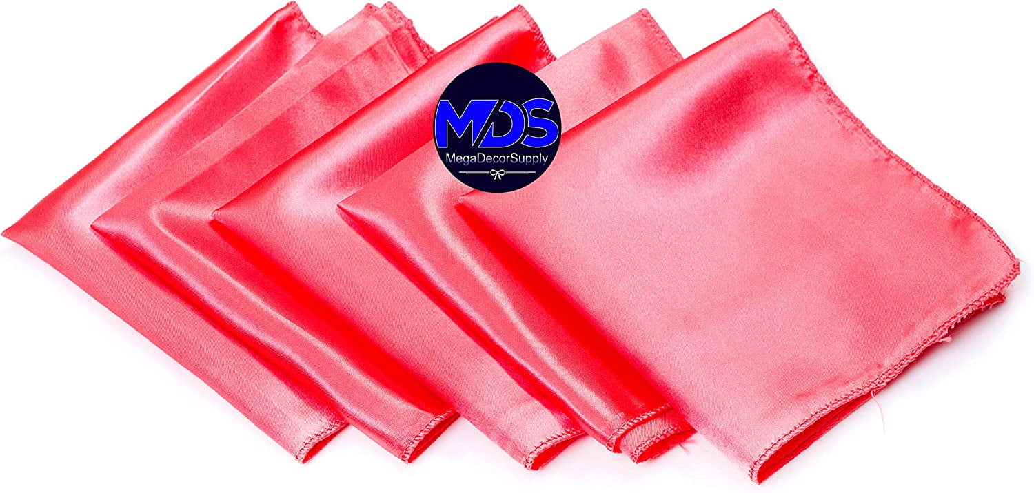 Wuquan-MDS Christmas Satin Cloth Napkins 12 x 12 Inch - Pack of 50 ...