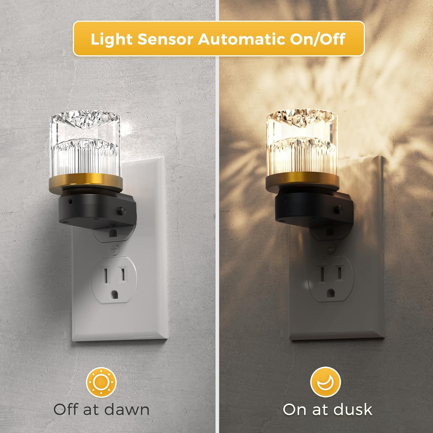 Wuquan-Night Light, Night Lights Plug into Wall with 10 Color Change ...