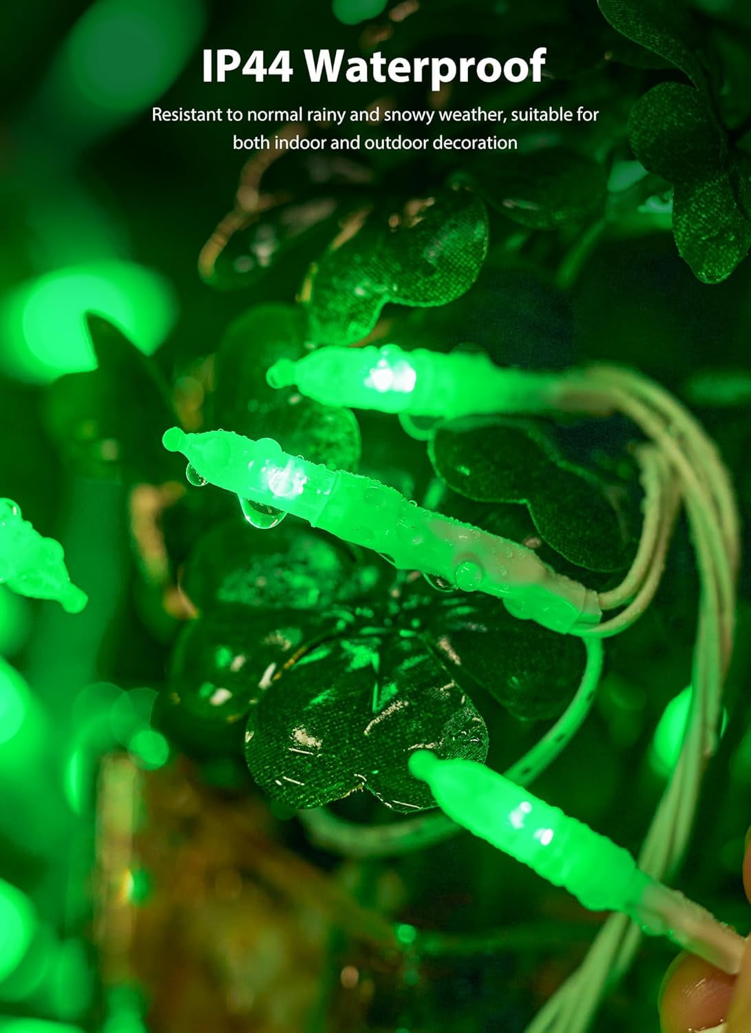 Wuquan-St. Patrick Mini Christmas Lights, 39 Feet 100 LED Fairy String ...