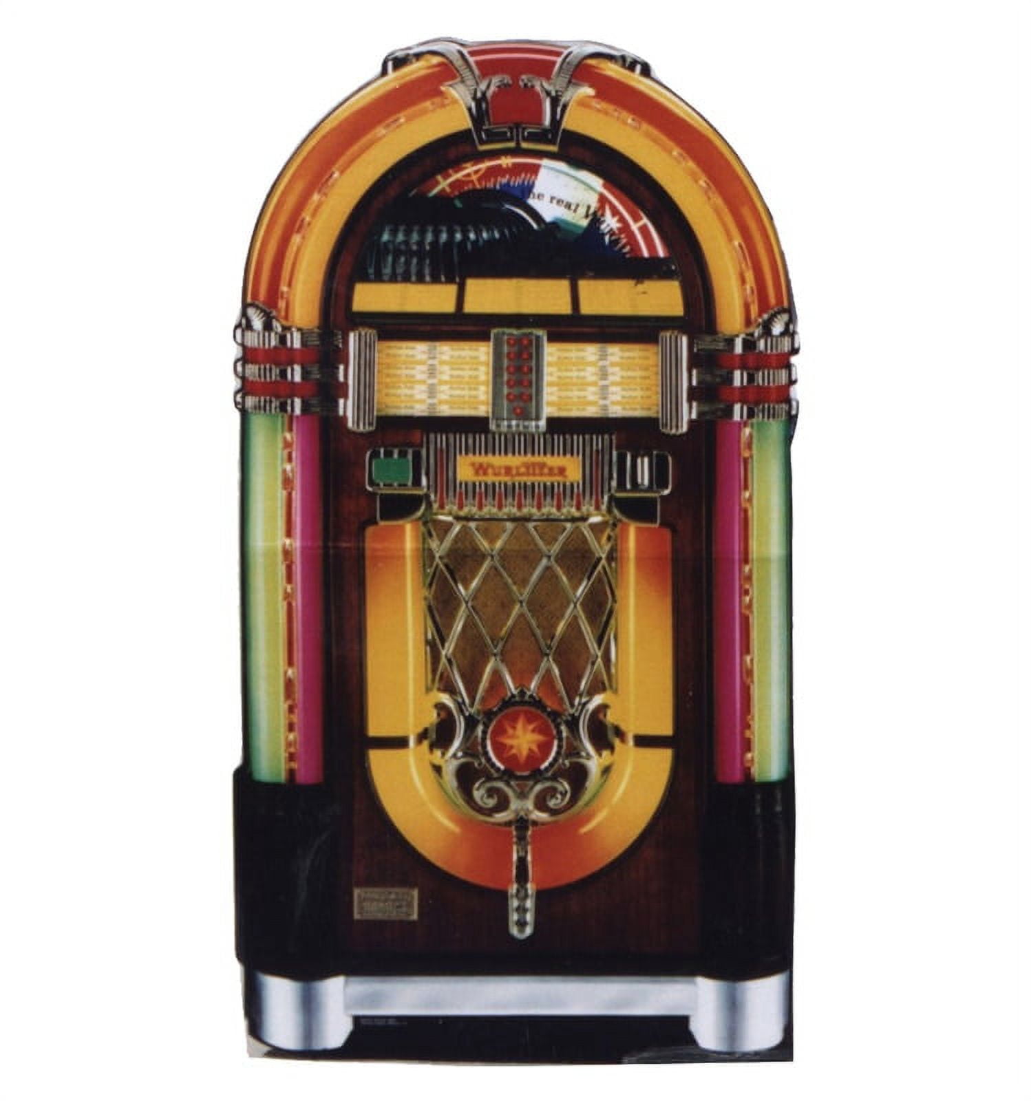 Wurlitzer Jukebox Cardboard Stand-Up, 5ft - Walmart.com