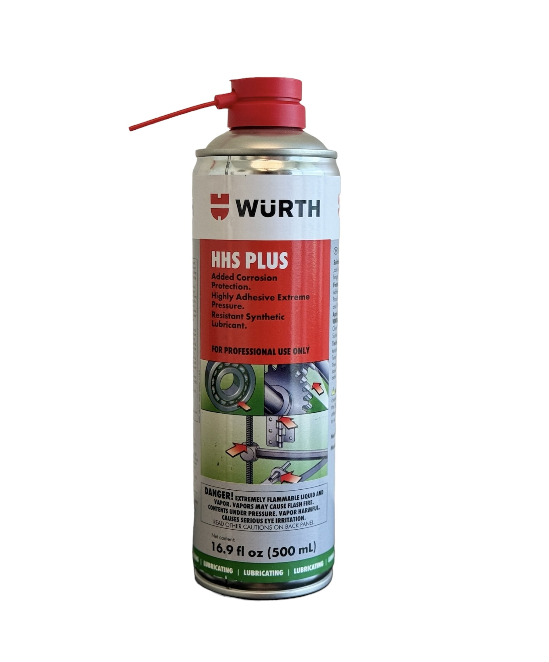Wurth HHS Plus High Pressure Resistant Semi-Synthetic Oil - 500ml ...