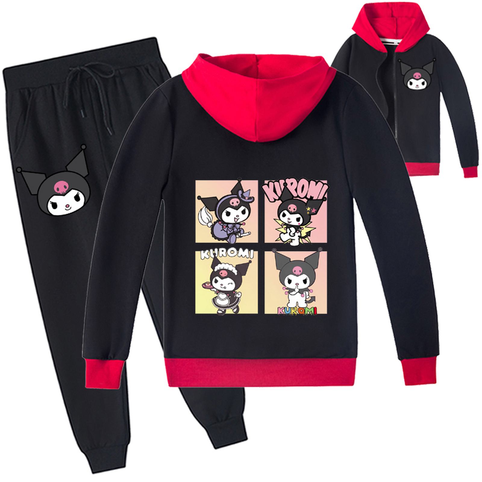 Wushyaan Kuromi Zip-Up Set for Boys & Girls - Cute and Fun Unisex ...