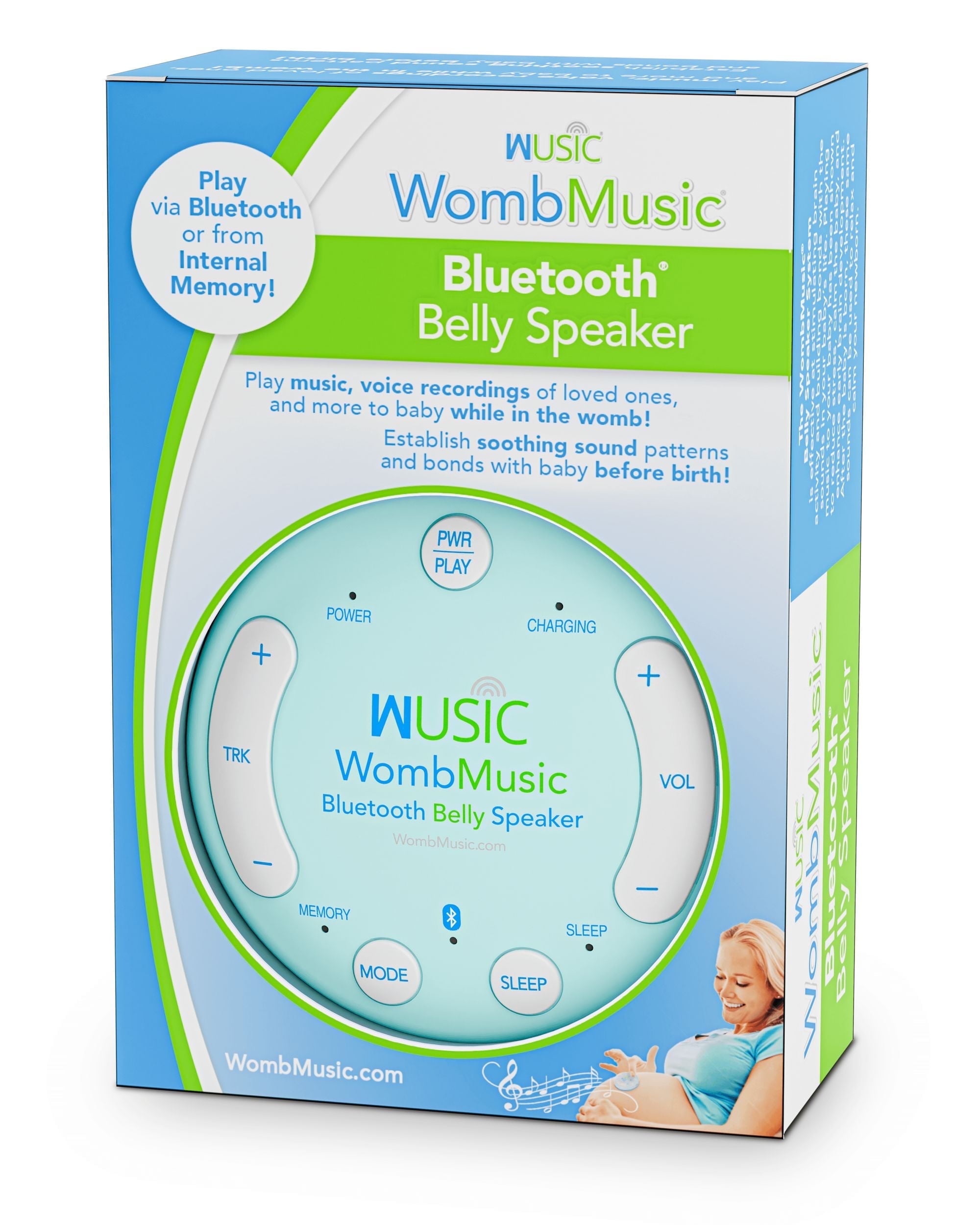 Wusic Wireless Pregnancy Headphones for Belly, First Time Mom Gift ...