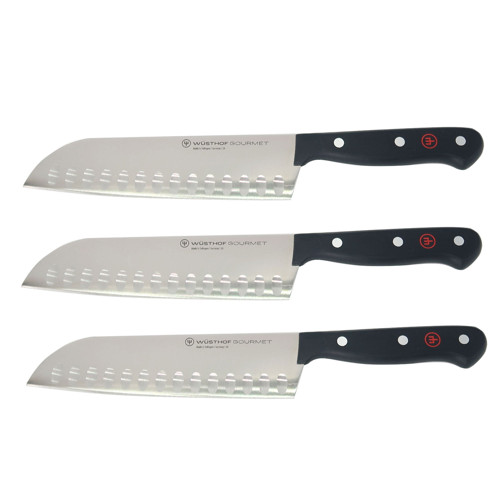 Wusthof Gourmet 7" Hollow Edge Santoku Knife - 3 Units - Walmart.com