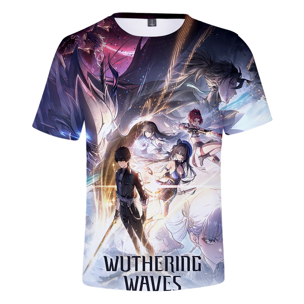 Wuthering Waves Merch T-Shirts Summer 2024 Popular Graphics 3d Printed ...