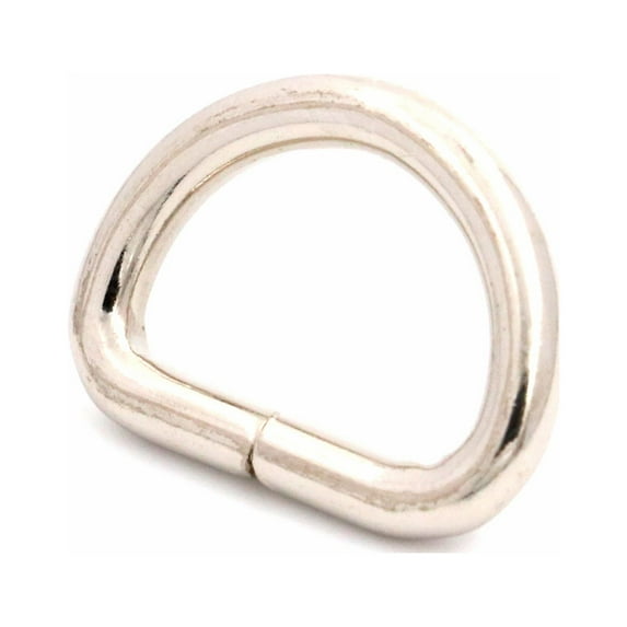 Wuuycoky Metal D-Rings Buckle, 0.6 inch Non-Welded for Webbing Sewing ...