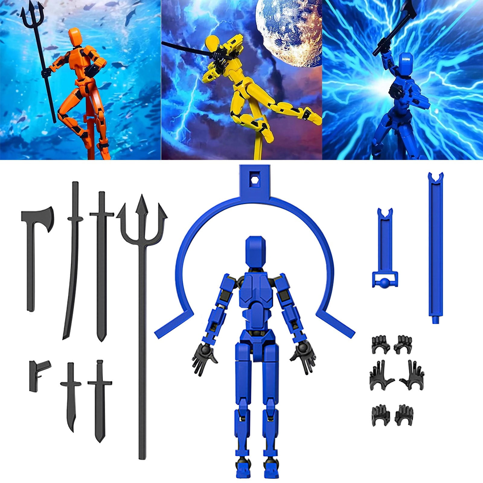 Wuvpotd Education,Dummy13 Action Figure Set T13 Action Figure Set 3D ...