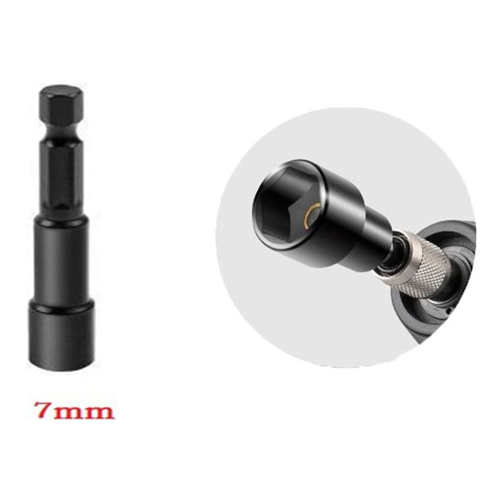 Wuweikeji 1/4 Hex Socket Magnetic Nut Driver Socket 6-19mm Wrench Heads ...
