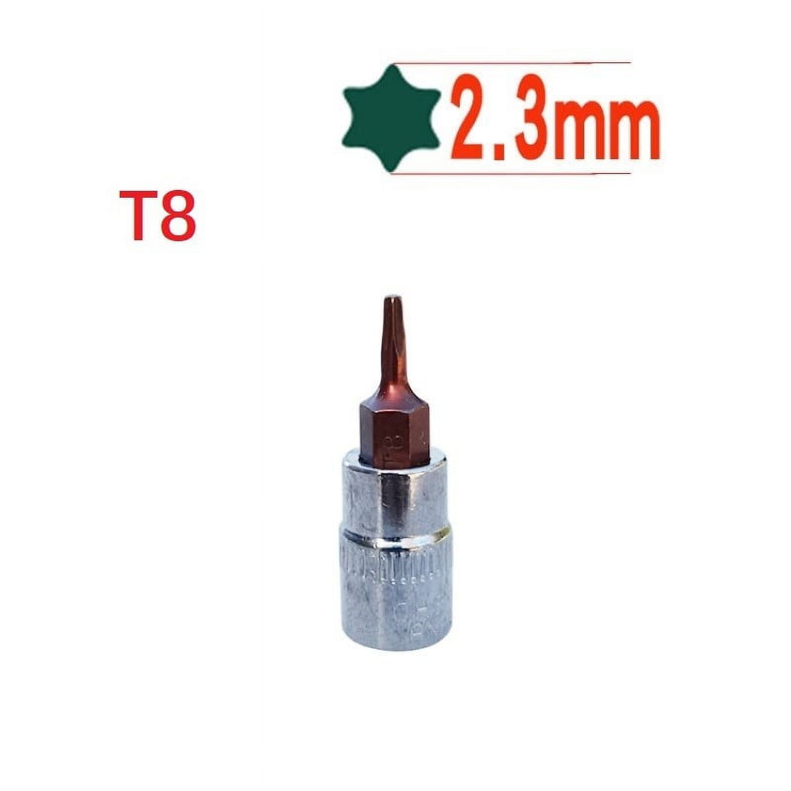 Wuweikeji 1 Pcs 1/4Inch 38mm Hex Torx Screwdriver Bit Chrome Vanadium ...