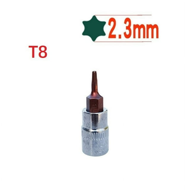 Wuweikeji 1 Pcs 1/4Inch 38mm Hex Torx Screwdriver Bit Chrome Vanadium Steel Drive Socket Hand ...