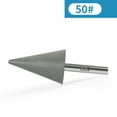 Wuweikeji 1 Pcs 6mm Shank Resin Diamond Conical Burr Grinding Head for ...
