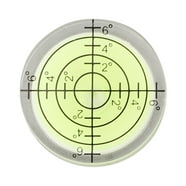 4 Packs Round Bubble Level 12x6mm Mini Circular Bullseye Spirit Levels ...