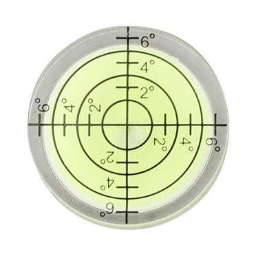 4 Packs Round Bubble Level 12x6mm Mini Circular Bullseye Spirit Levels ...