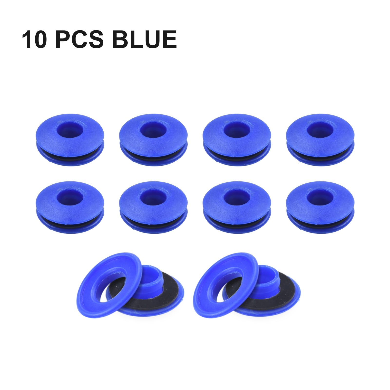 Wuweikeji 10/50 Pcs plastic eyelets set round eyelets tarpaulin eyelets ...
