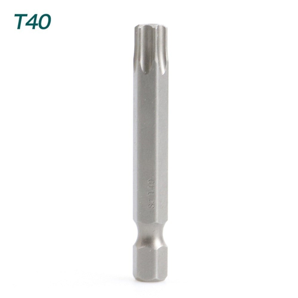 Wuweikeji 10/8/5/1 Pcs 50/75/100/150mm Long Torx Screwdriver Bit Tamper ...