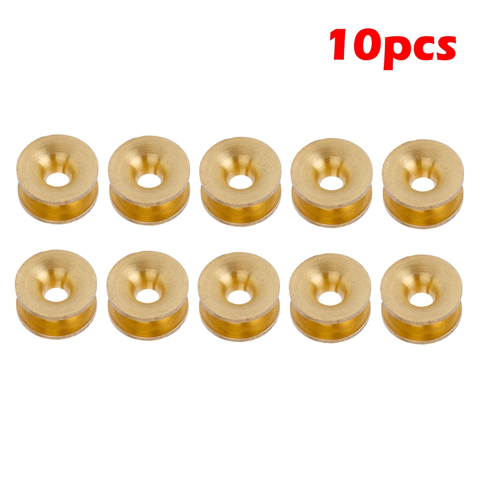 Wuweikeji 10 pack Brass Trimmer Eyelets, 0.55\" Outer / 0.17\" Inner ...
