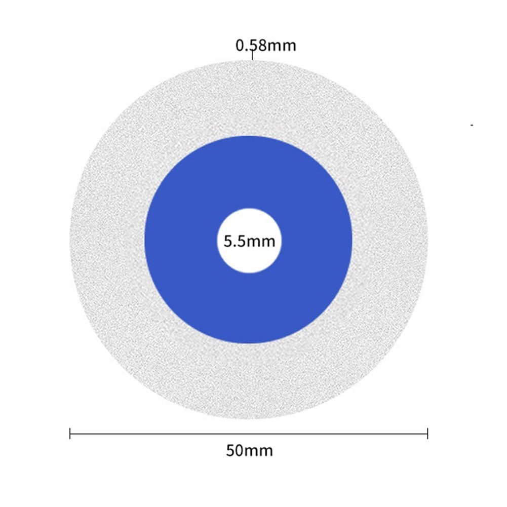 Wuweikeji 1PC/5 Pcs 50mm Emery Saw Blade Cutting Disc Glass Tiles ...
